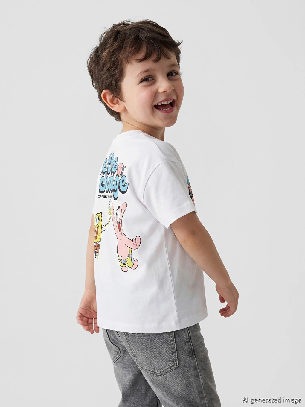 LCW Kids Dečija Majica Sa Štampom Sunđer Boba