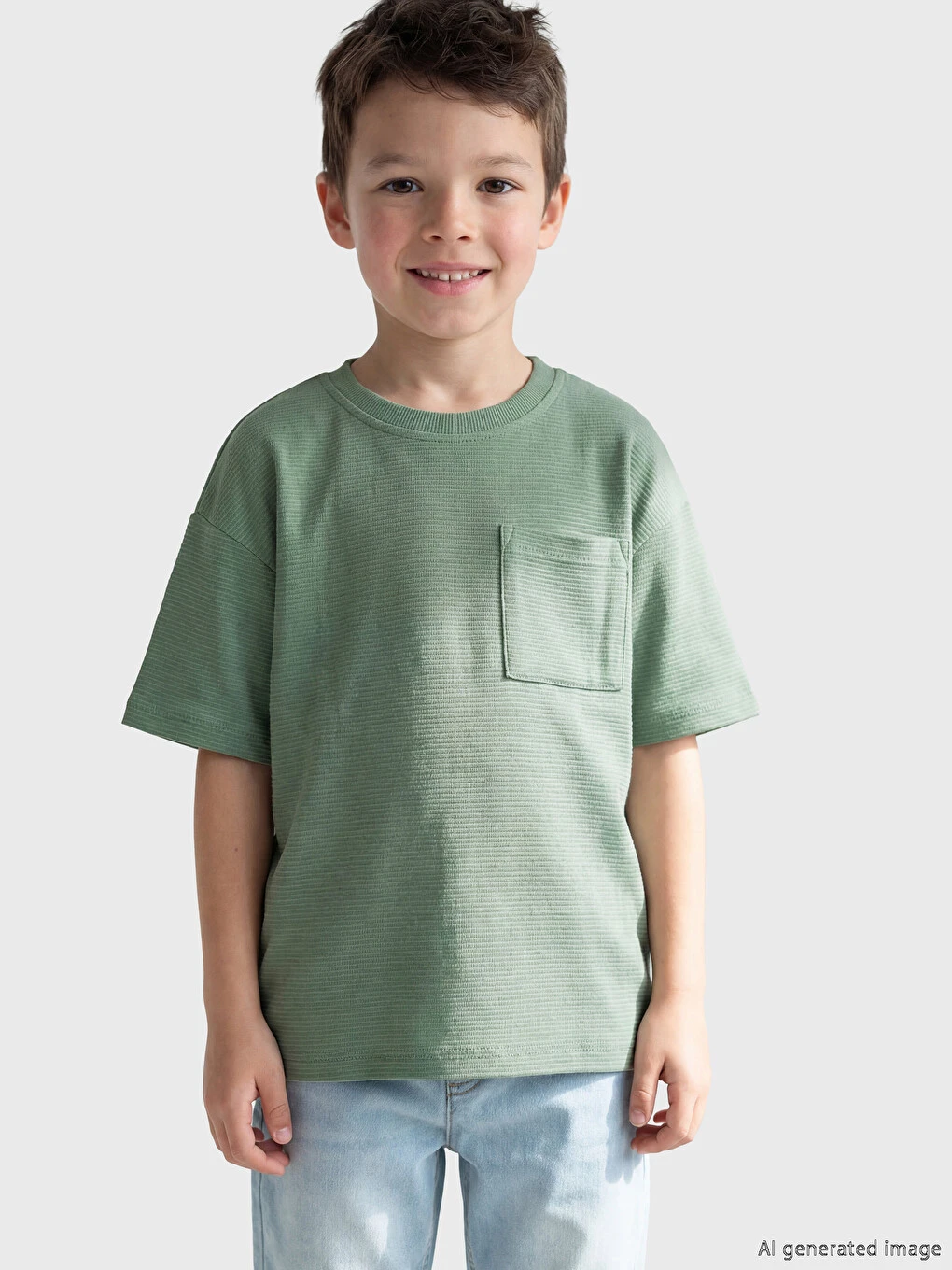 LCW Kids Majica Sa Okruglim Izrezom Za Dečake