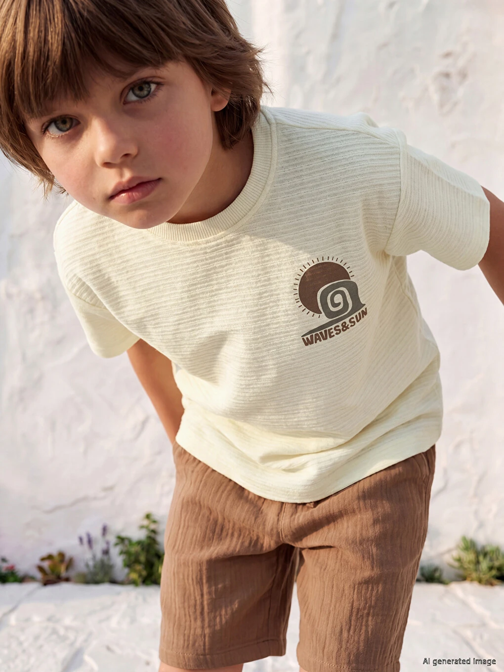 LCW Kids Dečija Majica Sa Okruglim Izrezom I Štampom