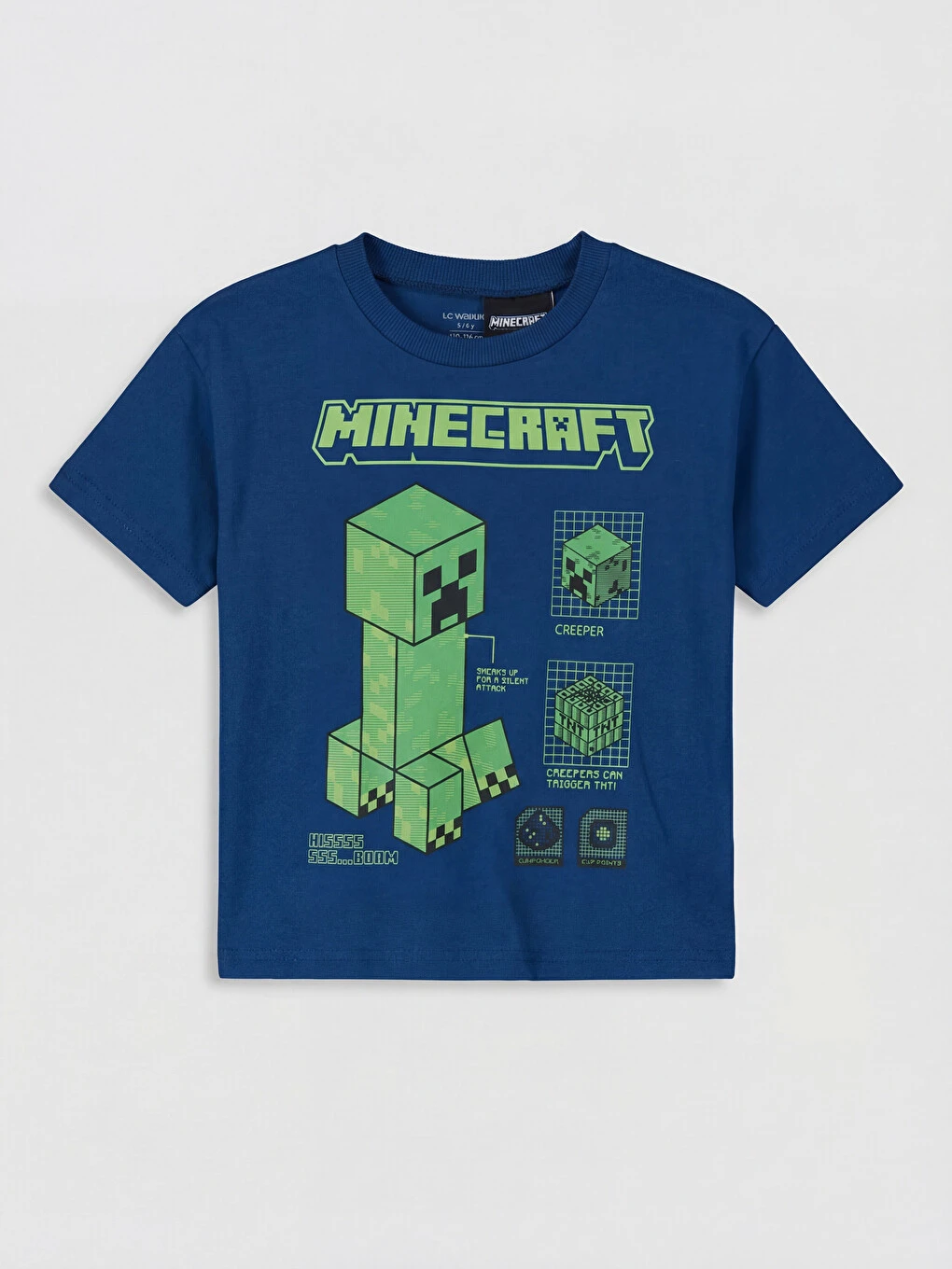 LCW Kids Dečija Majica Sa Okruglim Izrezom Minecraft Štampom