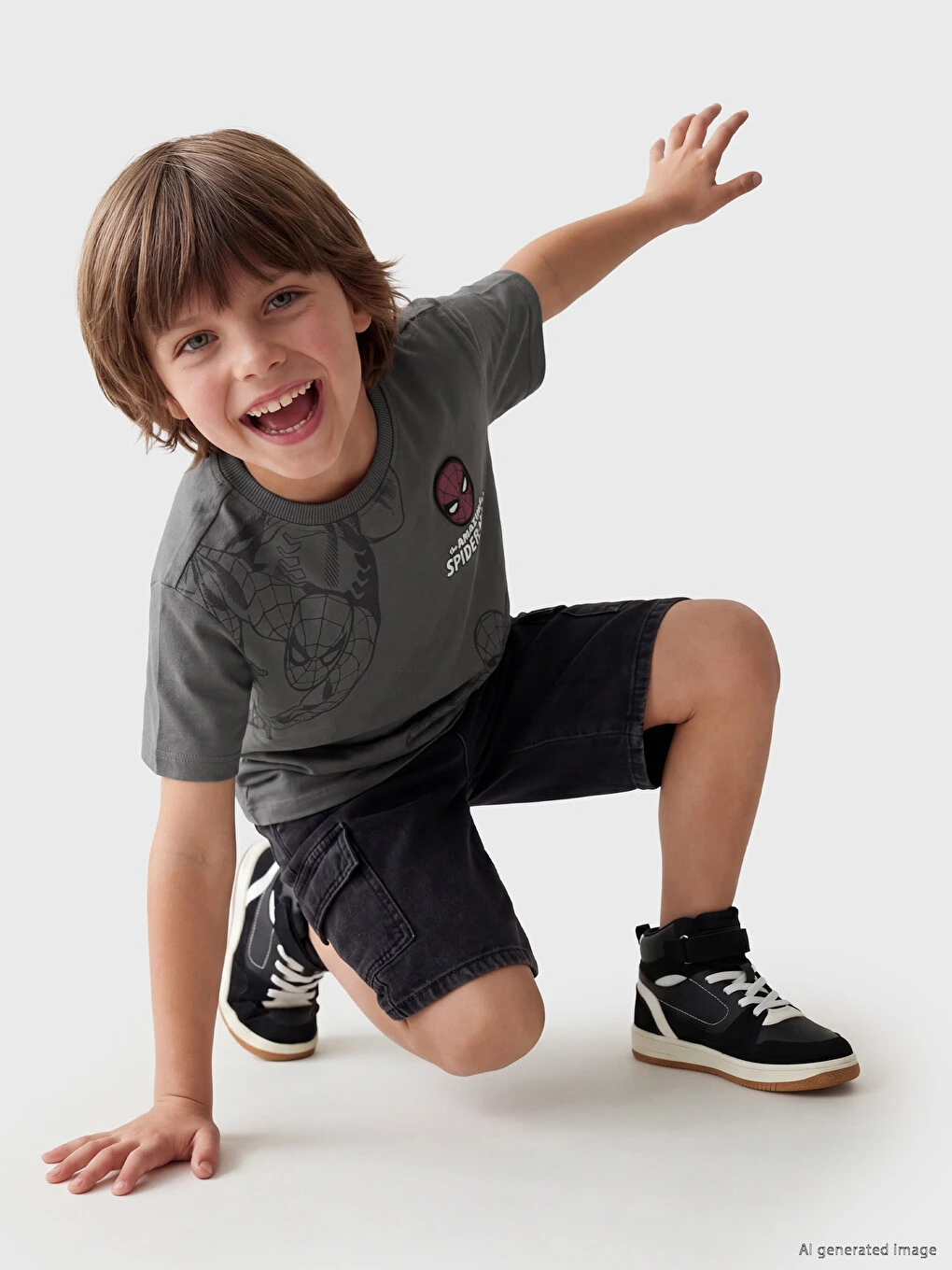 LCW Kids Dečija Majica Sa Vezom Spider-man