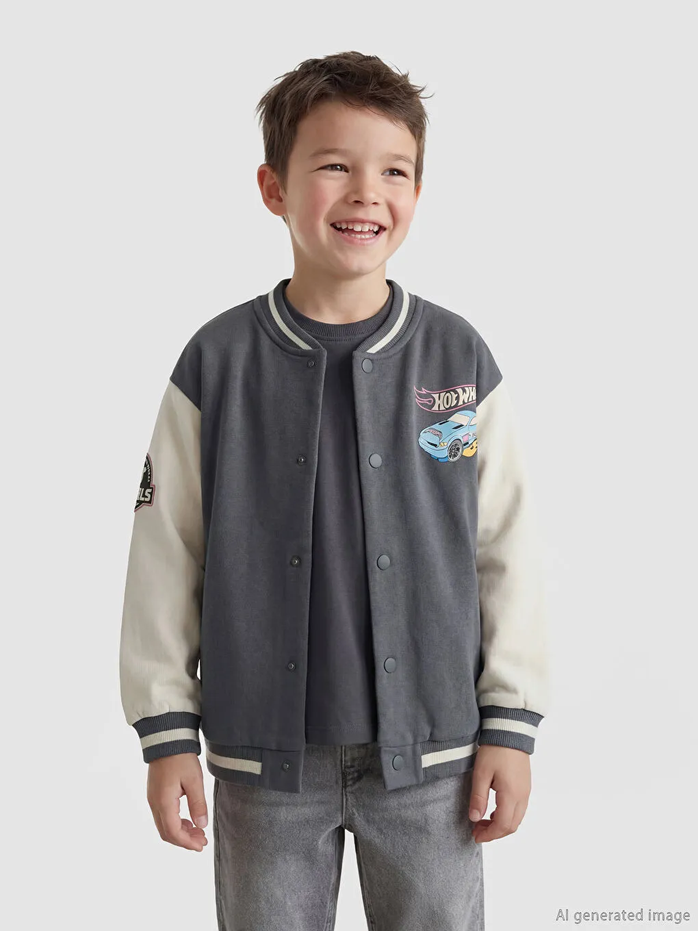 LCW Kids Dečija Jakna Sa Štampom Hot Wheels