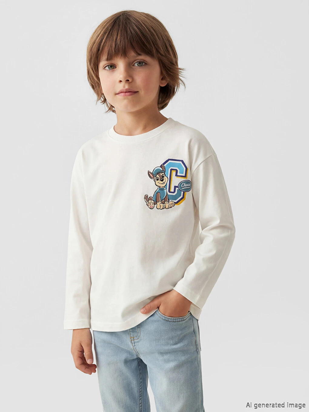 LCW Kids Majica Sa Okruglim Izrezom Paw Patrol Štampana Za Dečake