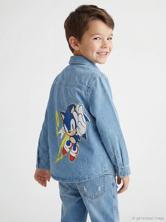 LCW Kids Sonic Vezeni Dečakova Teksas Košulja