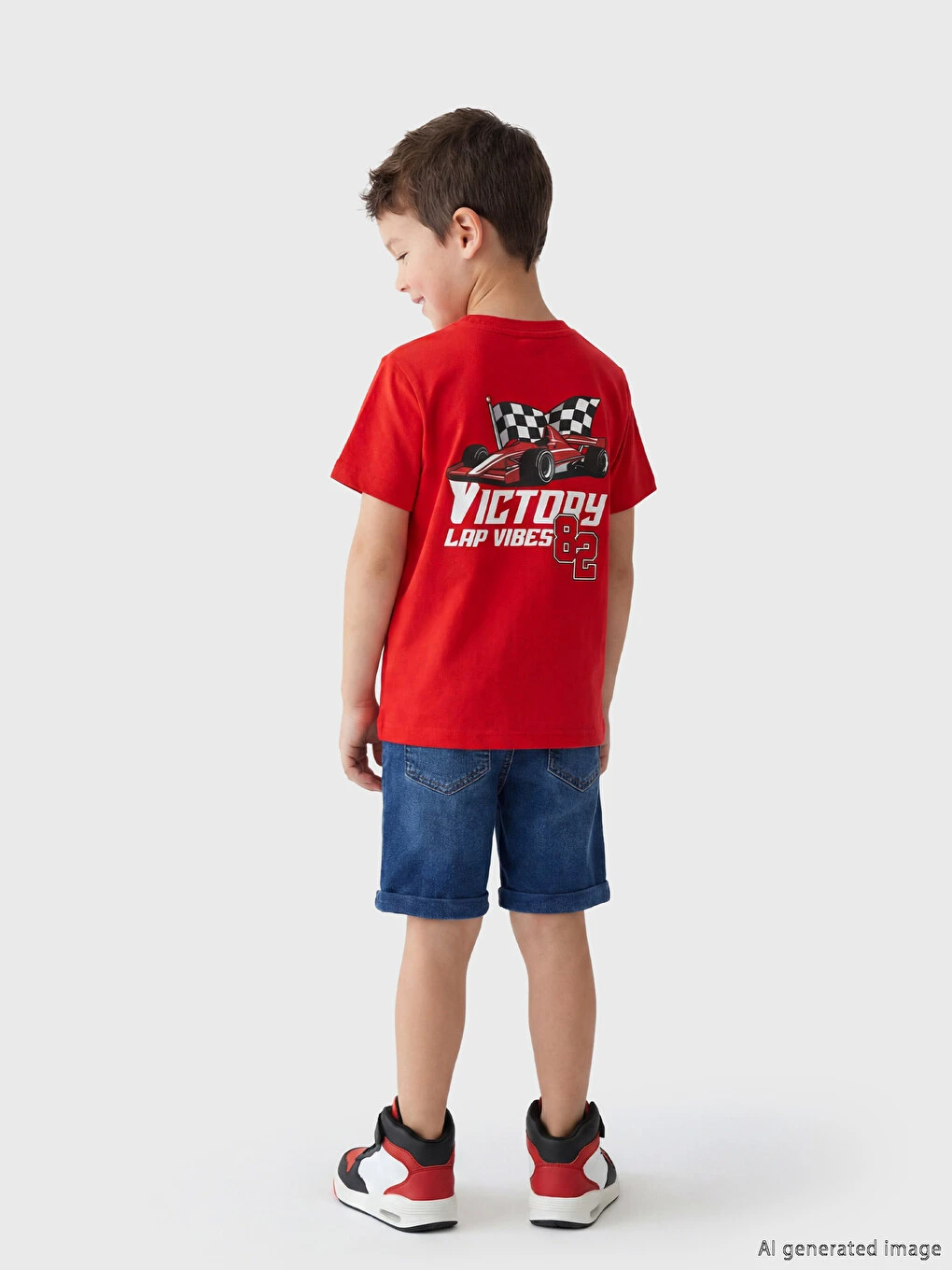 LCW Kids Dečija Majica Sa Okruglim Izrezom I Štampom