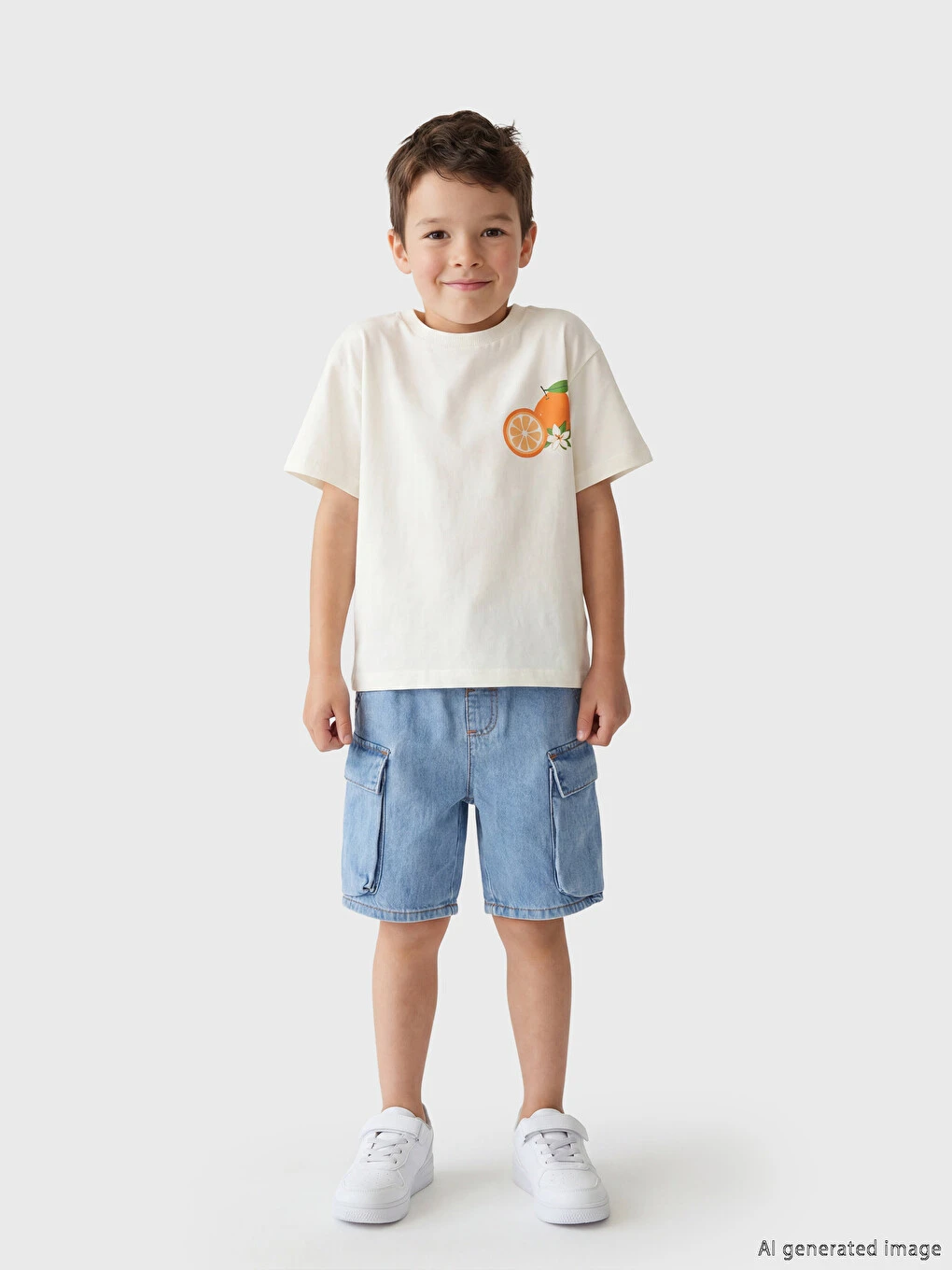 LCW Kids Dečija Majica Sa Okruglim Izrezom I Štampom