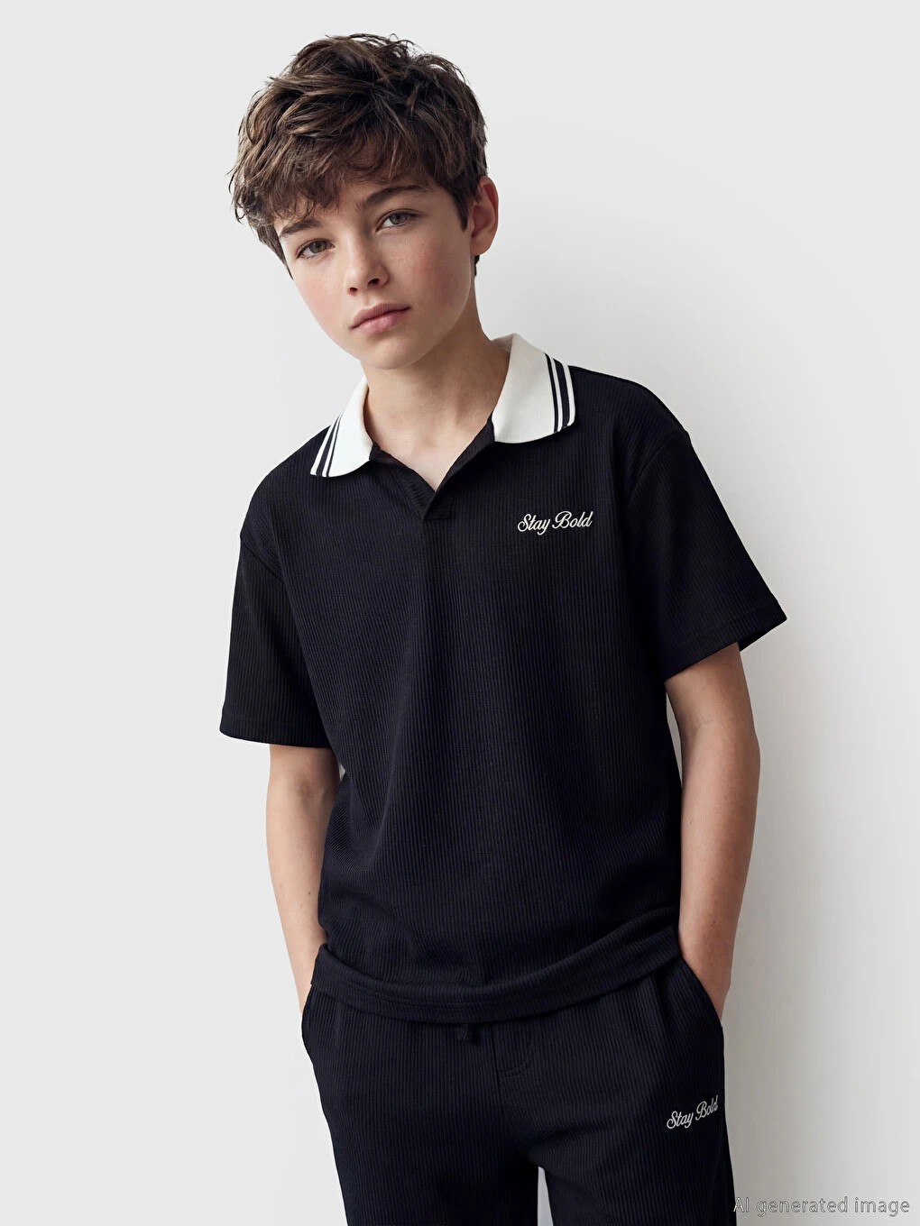 LCW Kids Majica Sa Polo Kragnom I Vezenim Dezenom Za Dečake
