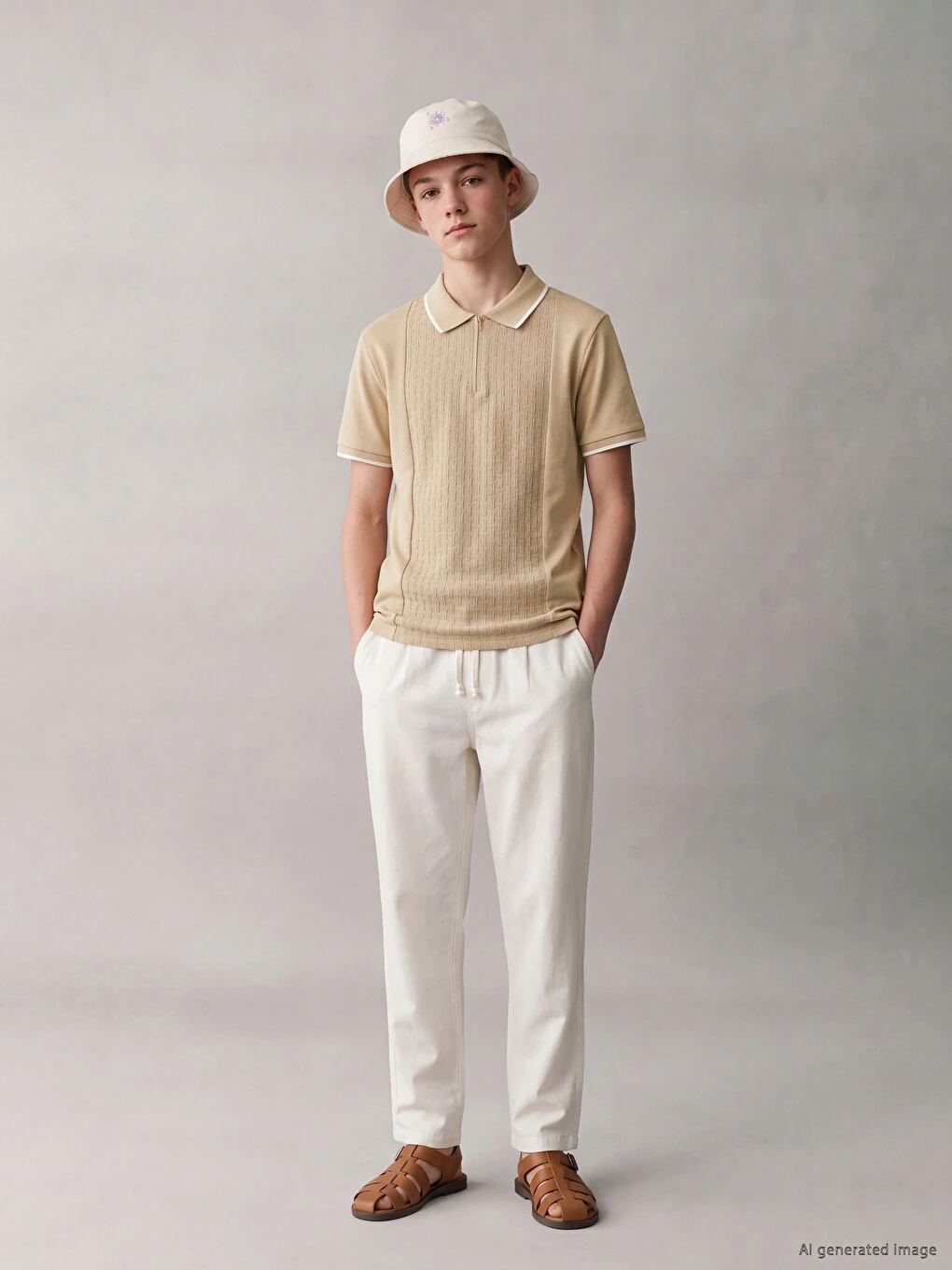 LCW Kids Dečija Polo Majica Sa Teksturom