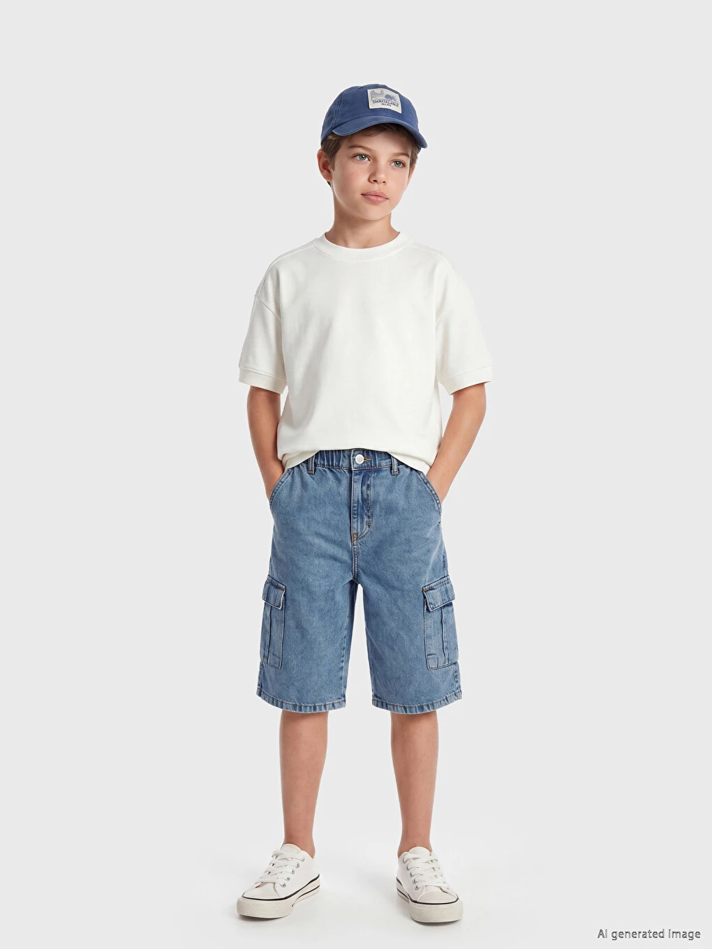 LCW Kids Dečiji Cargo Teksas Šorts