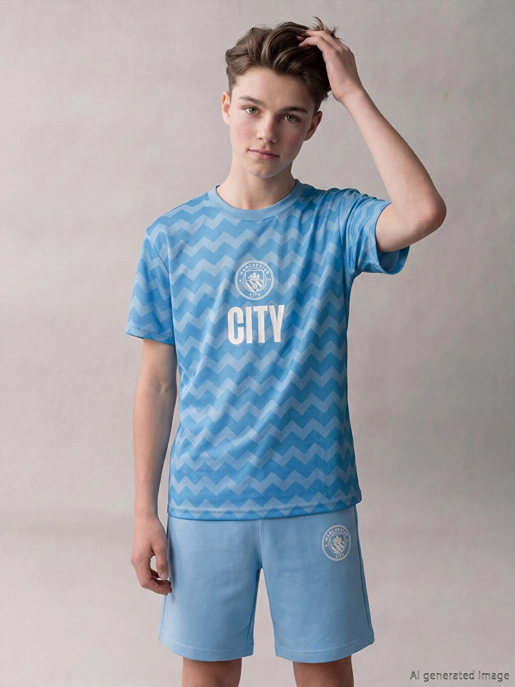 LCW Kids Manchester City Štampani Komplet Šortseva Za Dečake