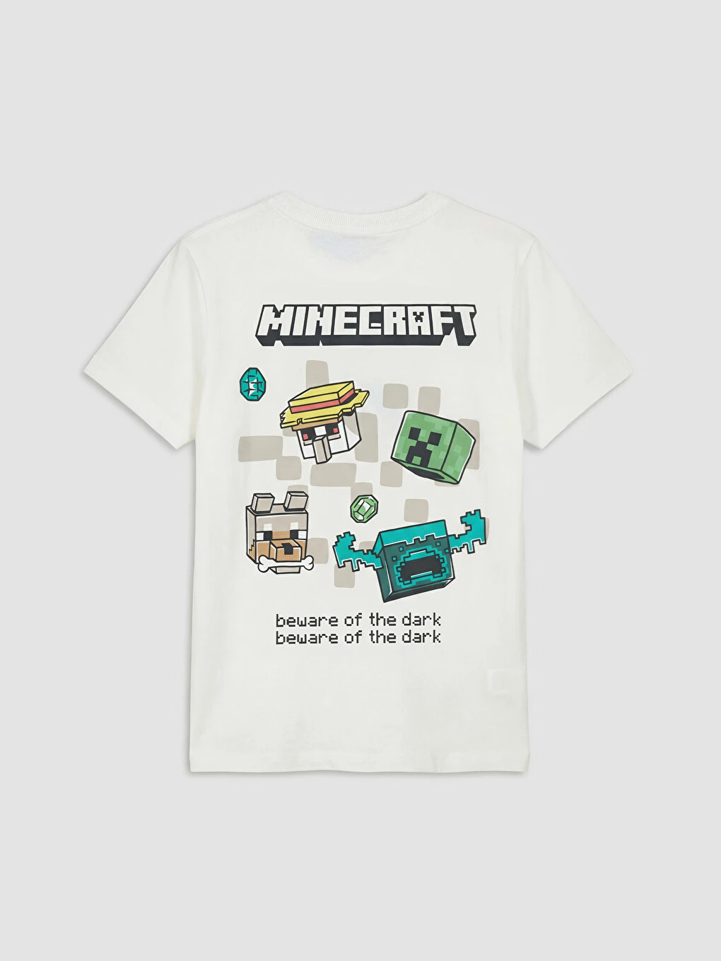 LCW Kids Dečija Majica Sa Okruglim Izrezom Minecraft Štampom