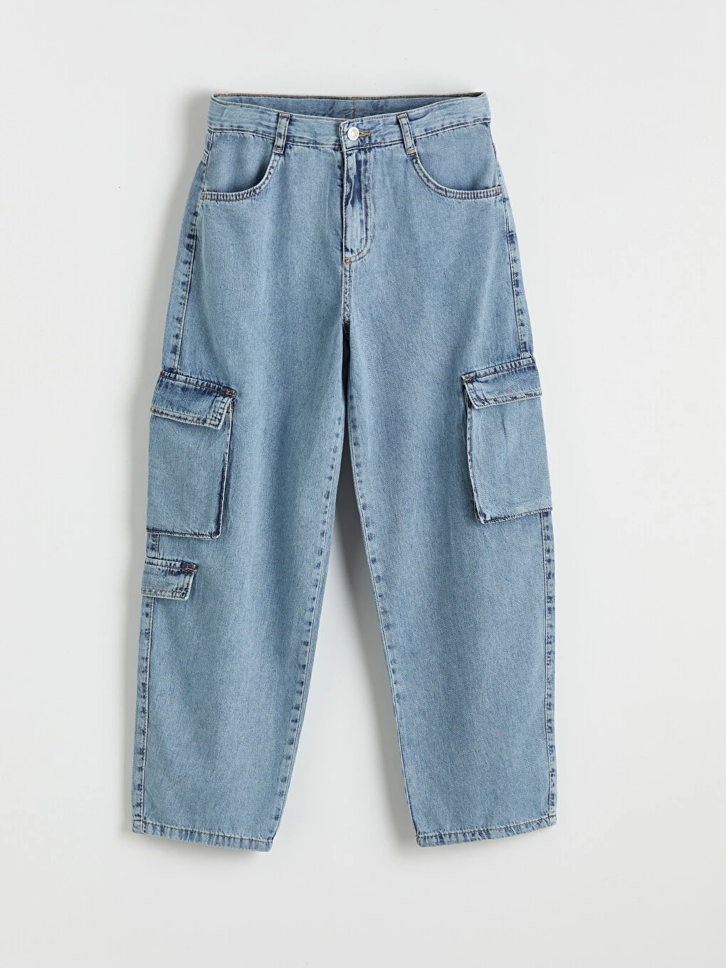 LCW Kids Regular Fit Dečije Cargo Farmerke