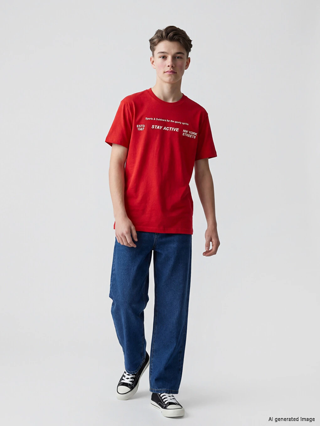 LCW Kids Štampana Majica Za Dečake