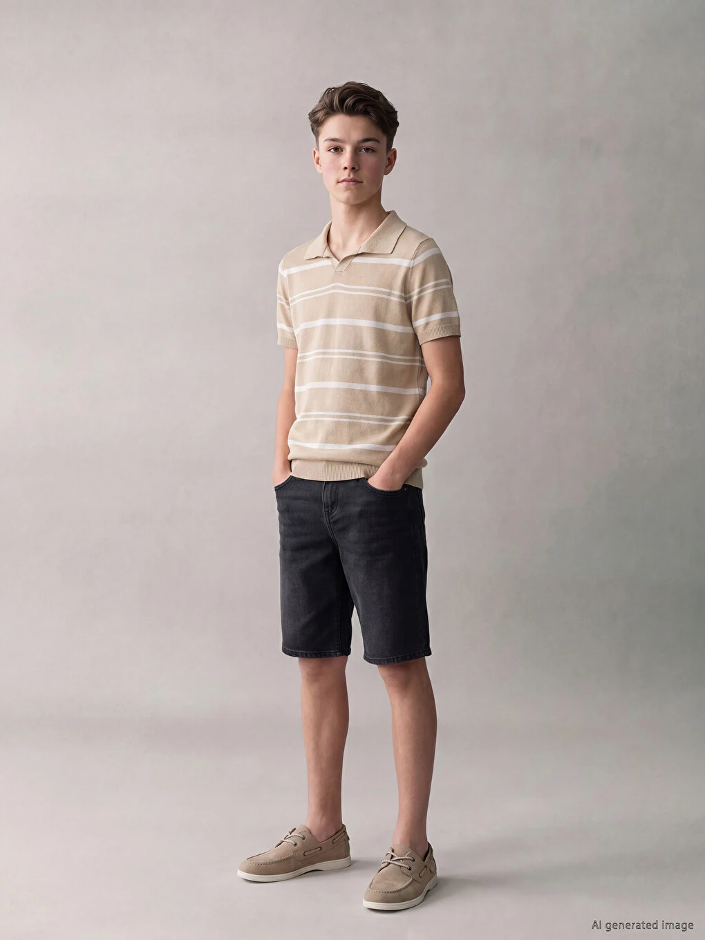 LCW Kids Polo Kragna Dečiji Džemper Od Trikotaže