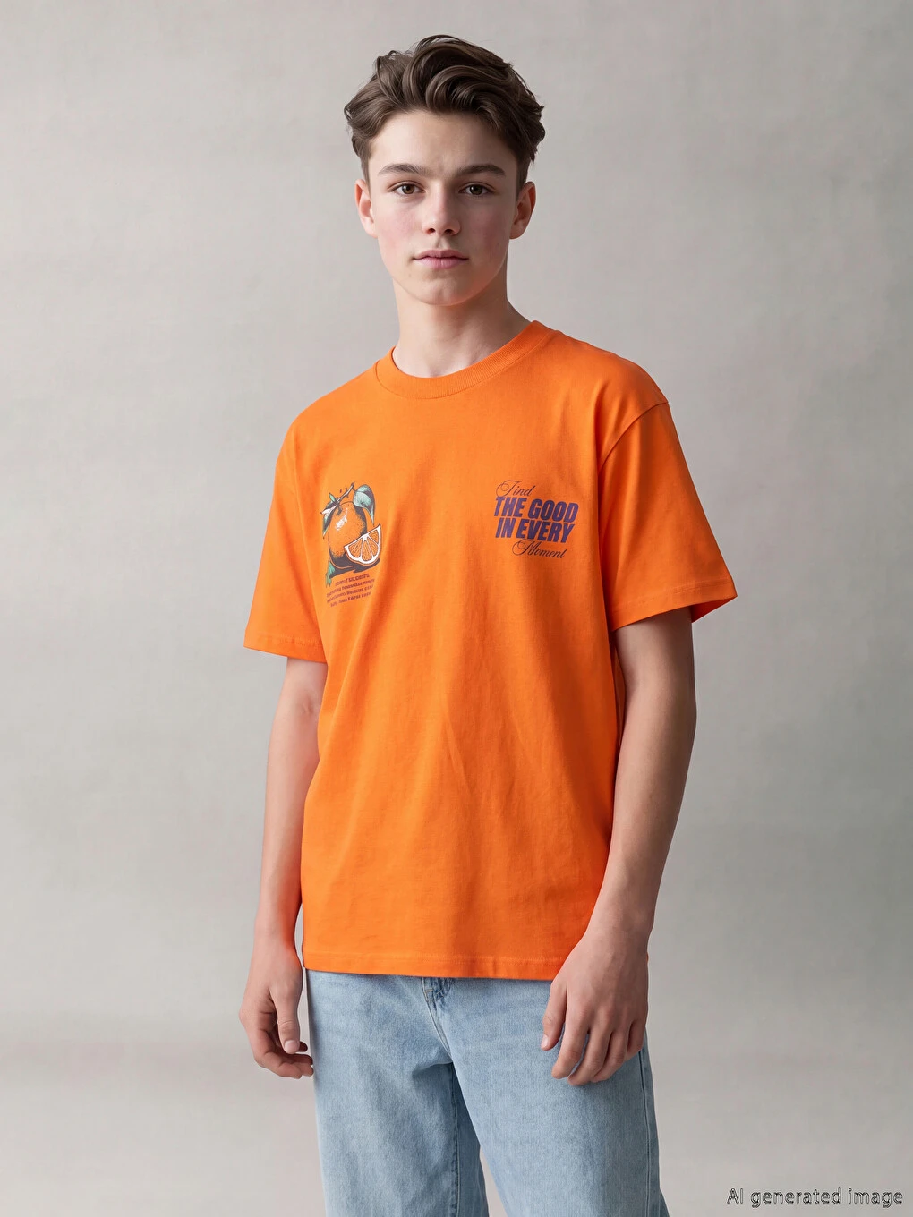 LCW Kids Dečija Majica Sa Okruglim Izrezom I Štampom
