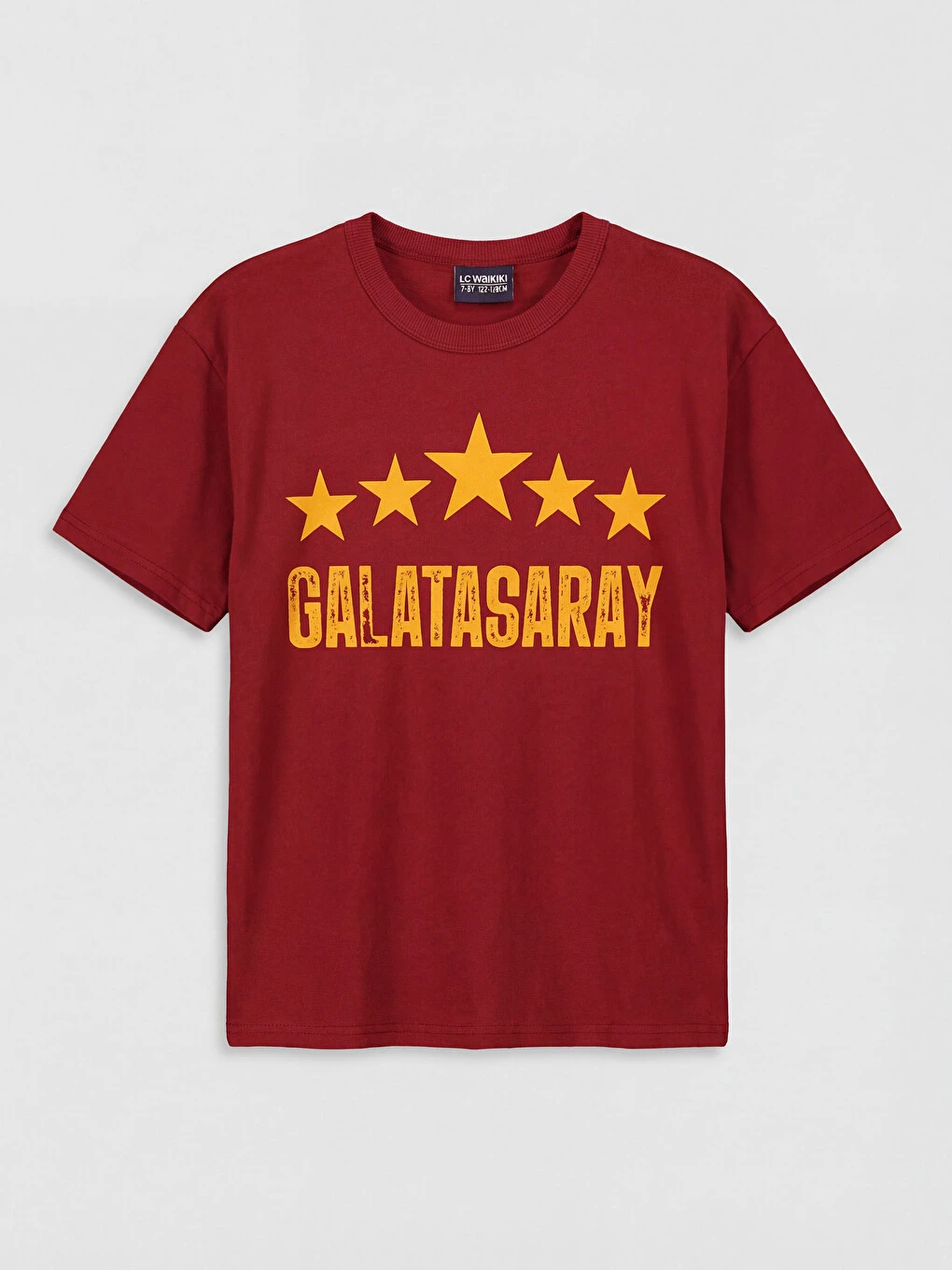 LCW Kids Dečija Majica Sa Kratkim Rukavima Galatasaray Sa Okruglim Izrezom I Štampom