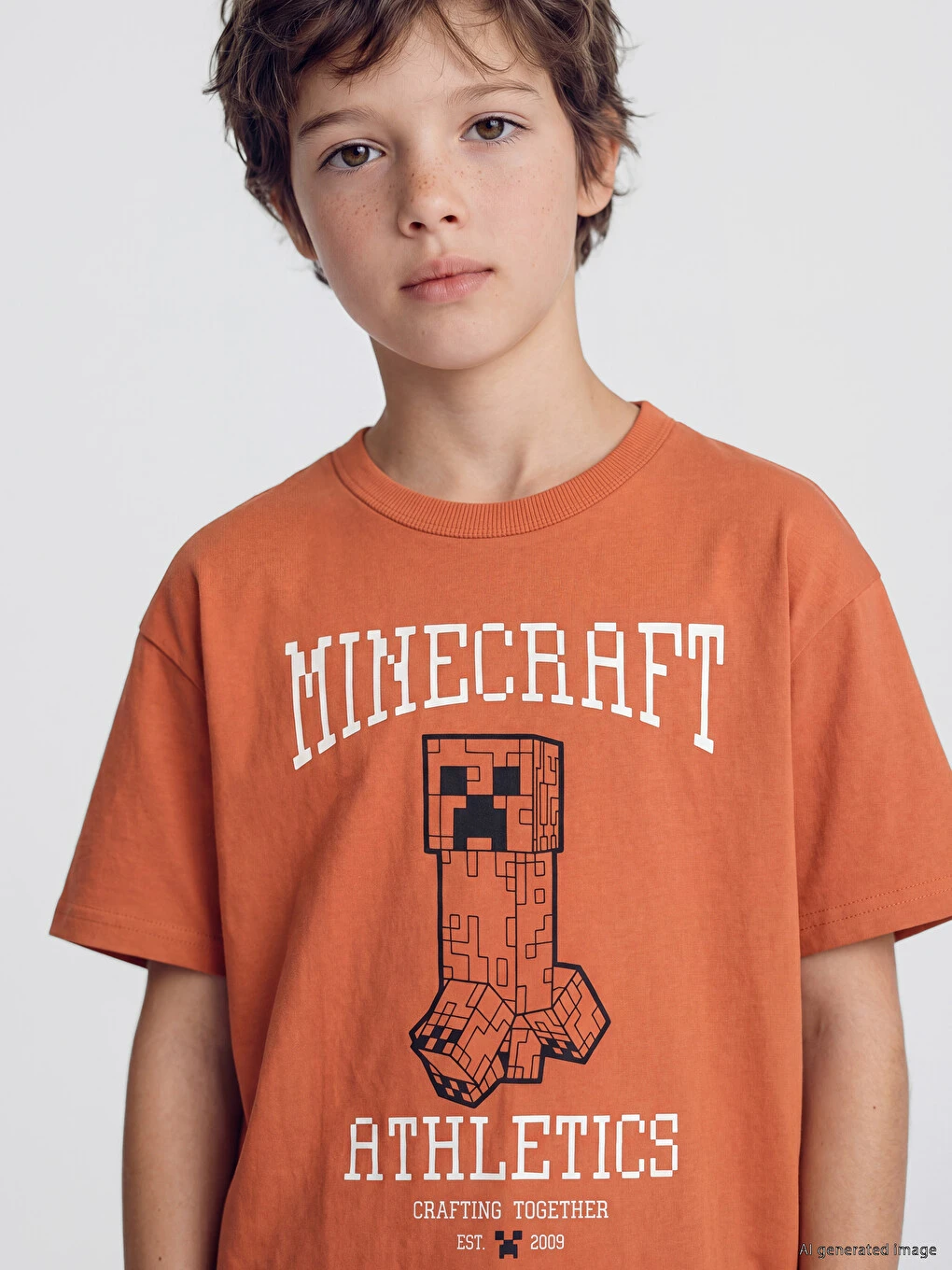 LCW Kids Minecraft Štampana Majica Za Dečake