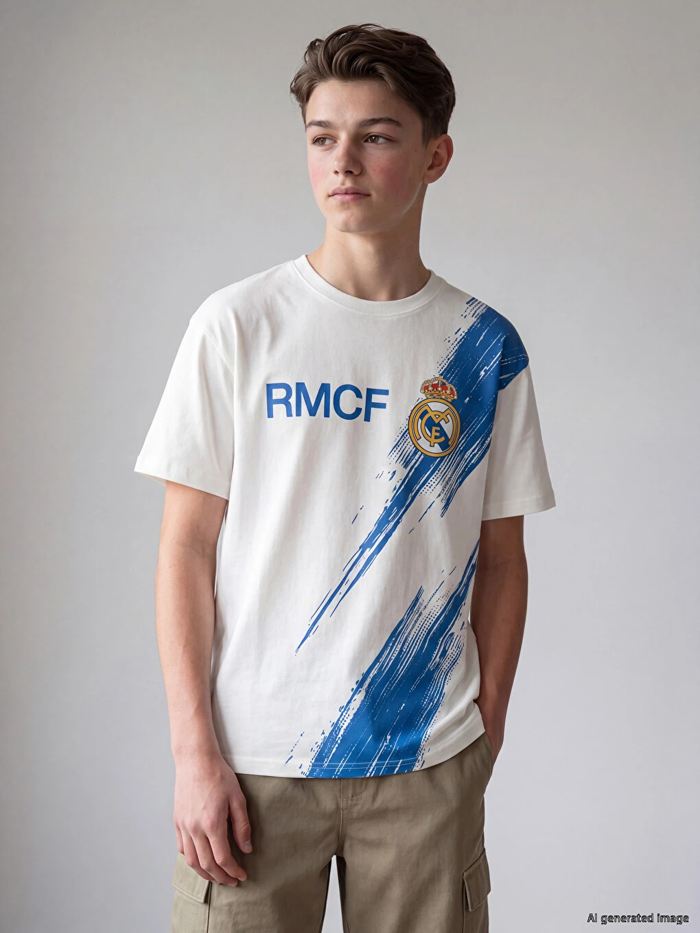 LCW Kids Dečija Majica Sa Okruglim Izrezom Real Madrid Sa Štampom