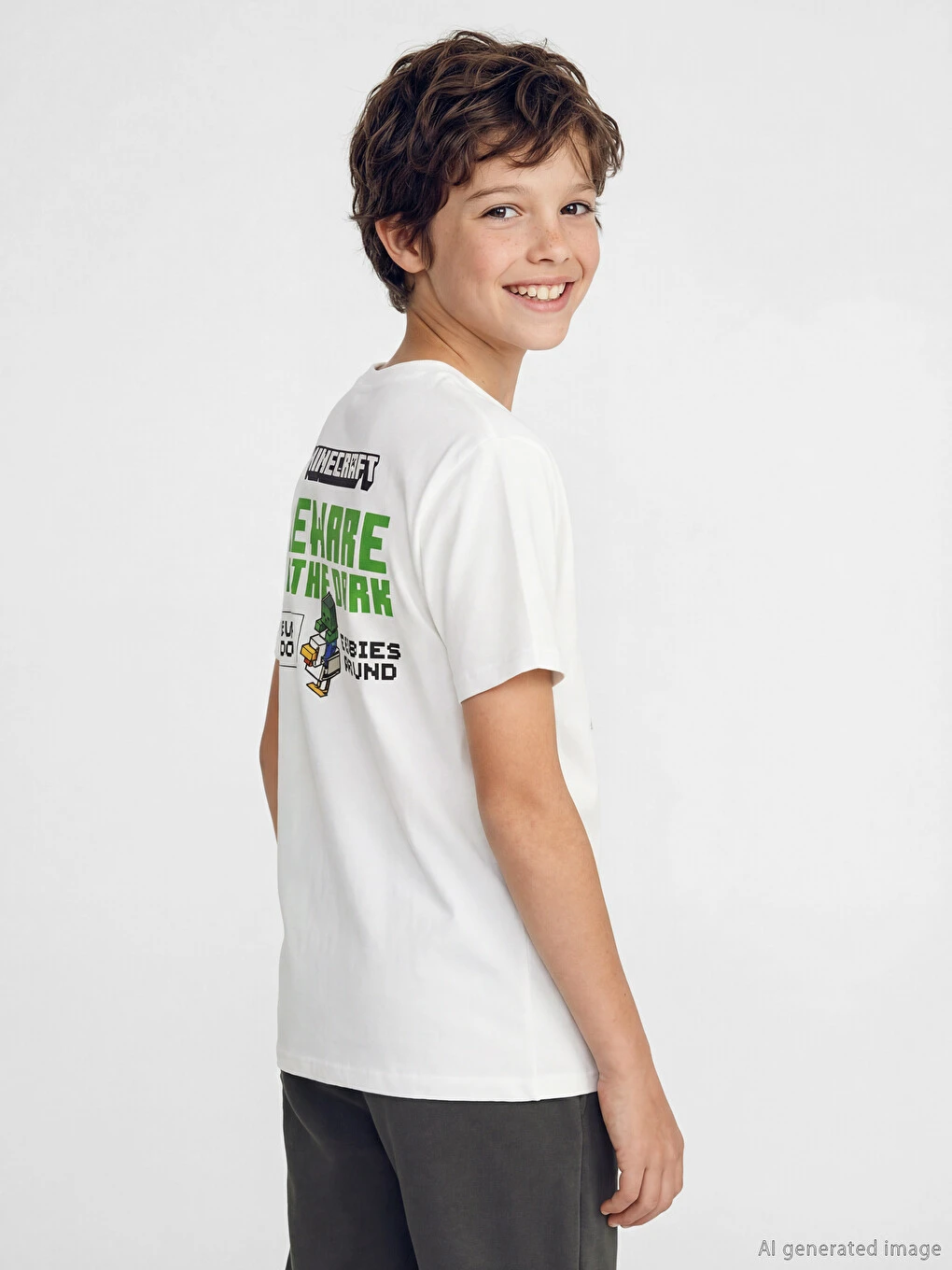 LCW Kids Minecraft Štampana Majica Za Dečake