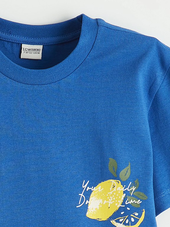 LC WAIKIKI Majica Za Dečake Sa Okruglim Izrezom I Printom