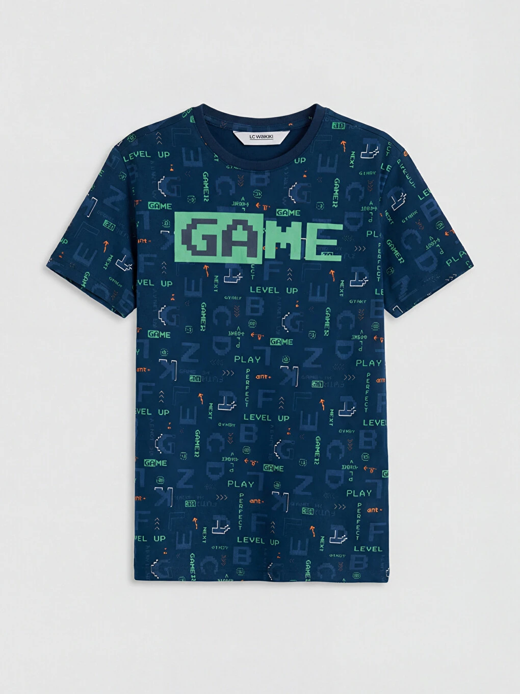 LCW Kids Pidžama Komplet Sa Okruglim Izrezom I Štampom Za Dečake