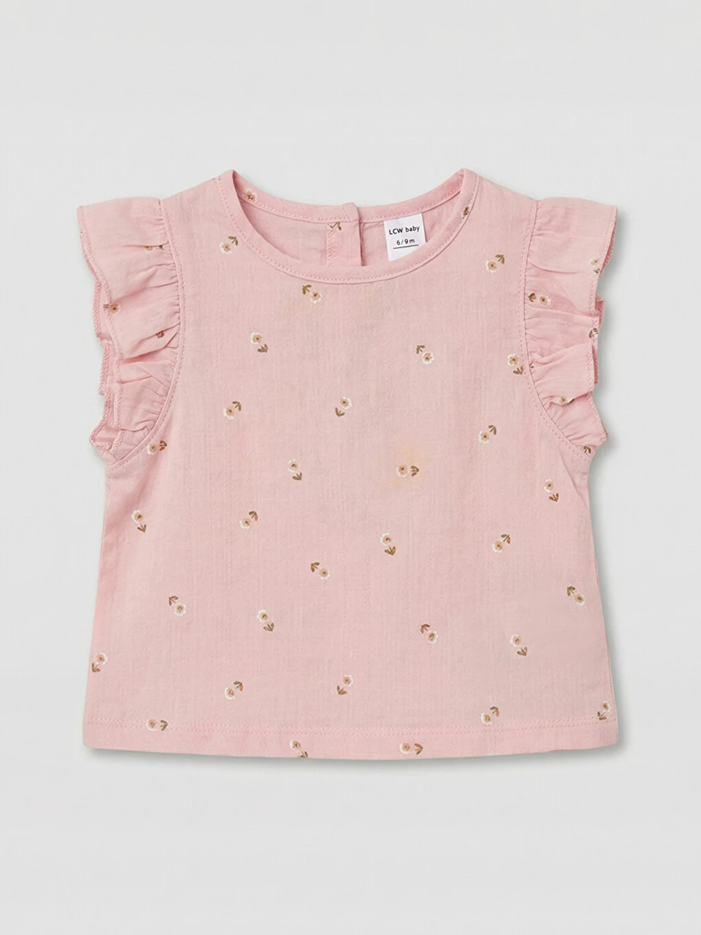 LCW baby Bebi Devojčice Bluza Sa Volanima I Šorts