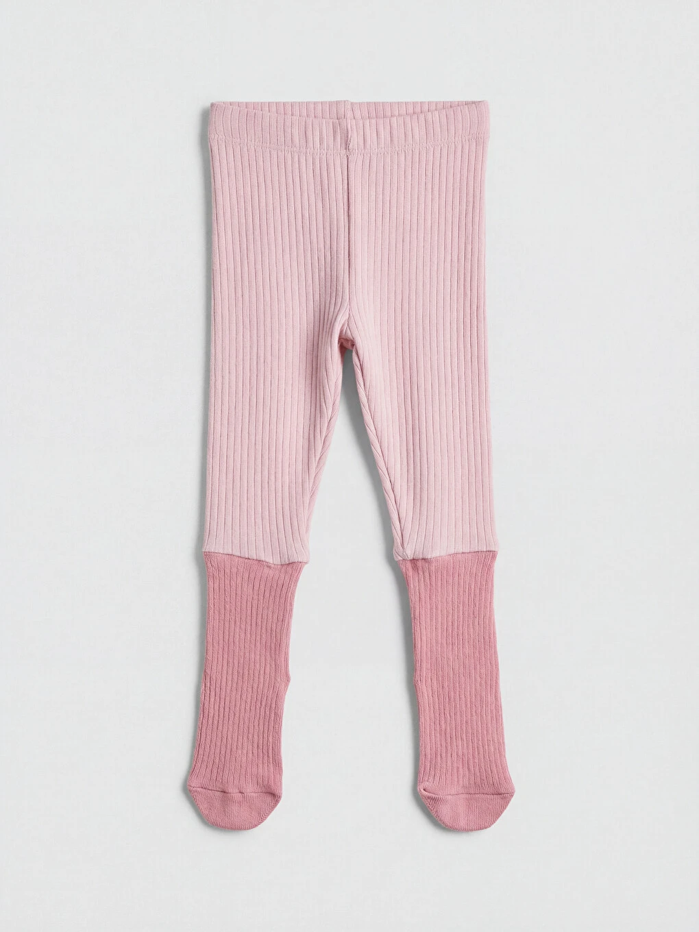 LCW baby Helanke Pantalone Sa Stopalom Za Bebe Devojčice, 2-pakovanje
