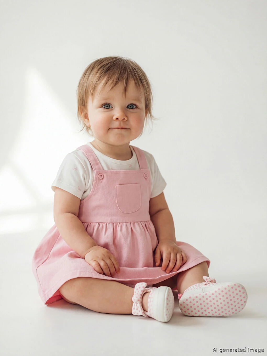 LCW baby Haljina Sa Tregerima I Majica Za Bebe Devojčice