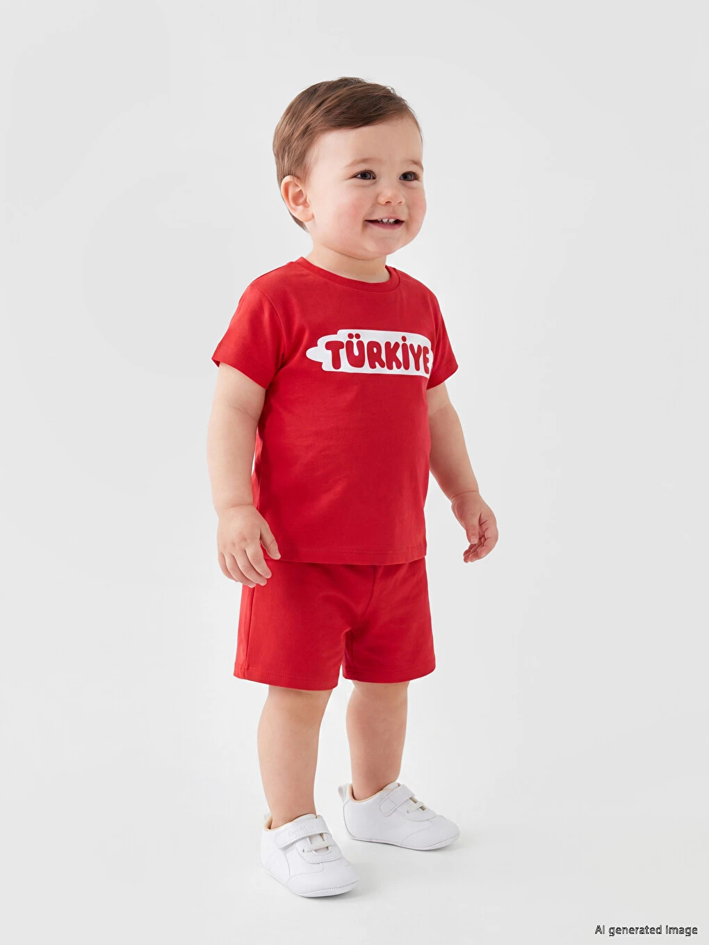 LCW baby Turski Štampani Komplet Šortseva Za Bebe Dečake