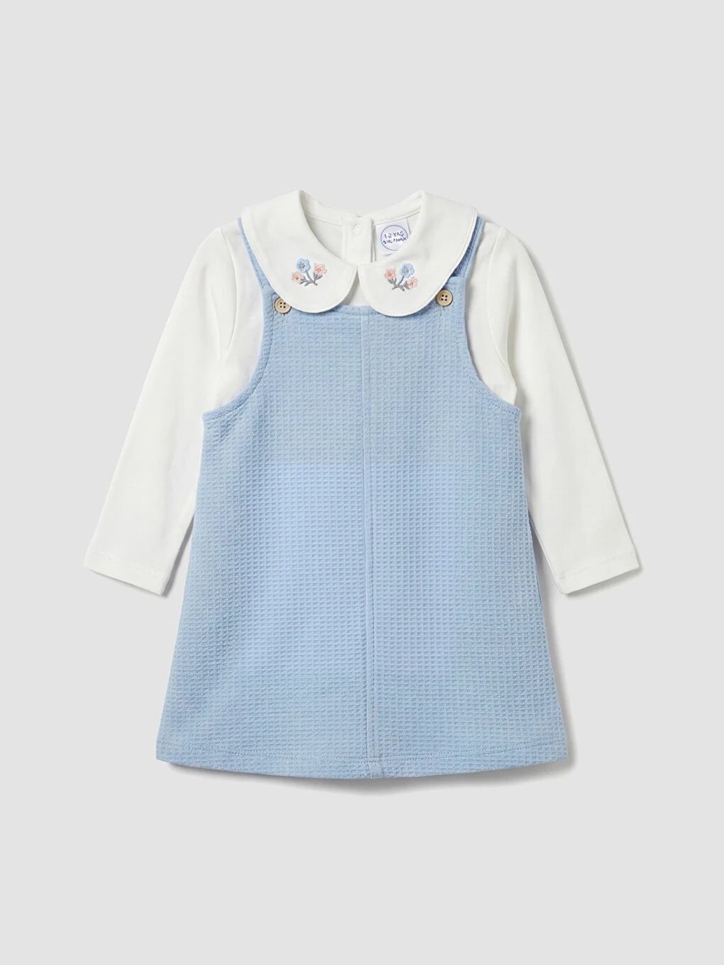 LCW baby Vezena Haljinica I Bluza Za Devojčice.