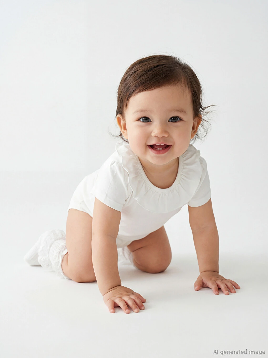 LCW baby Bodi Sa Okruglim Izrezom Za Bebe Devojčice Na Kopčanje