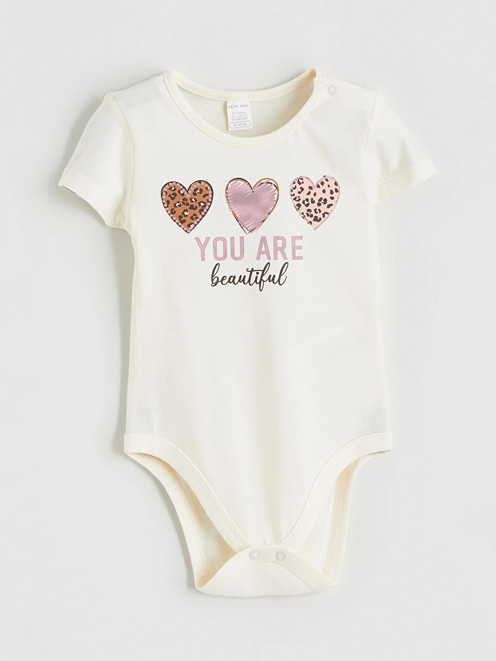 LCW baby Bodi Sa Okruglim Izrezom Za Bebe Devojčice Na Kopčanje