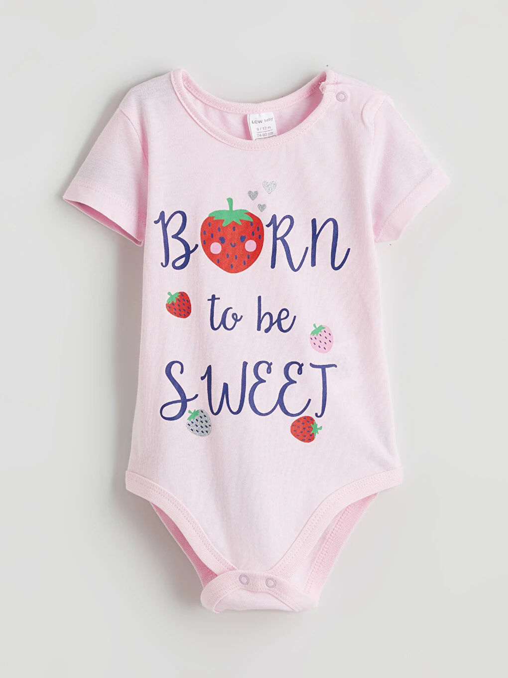 LCW baby Bodi Sa Okruglim Izrezom Za Bebe Devojčice Na Kopčanje