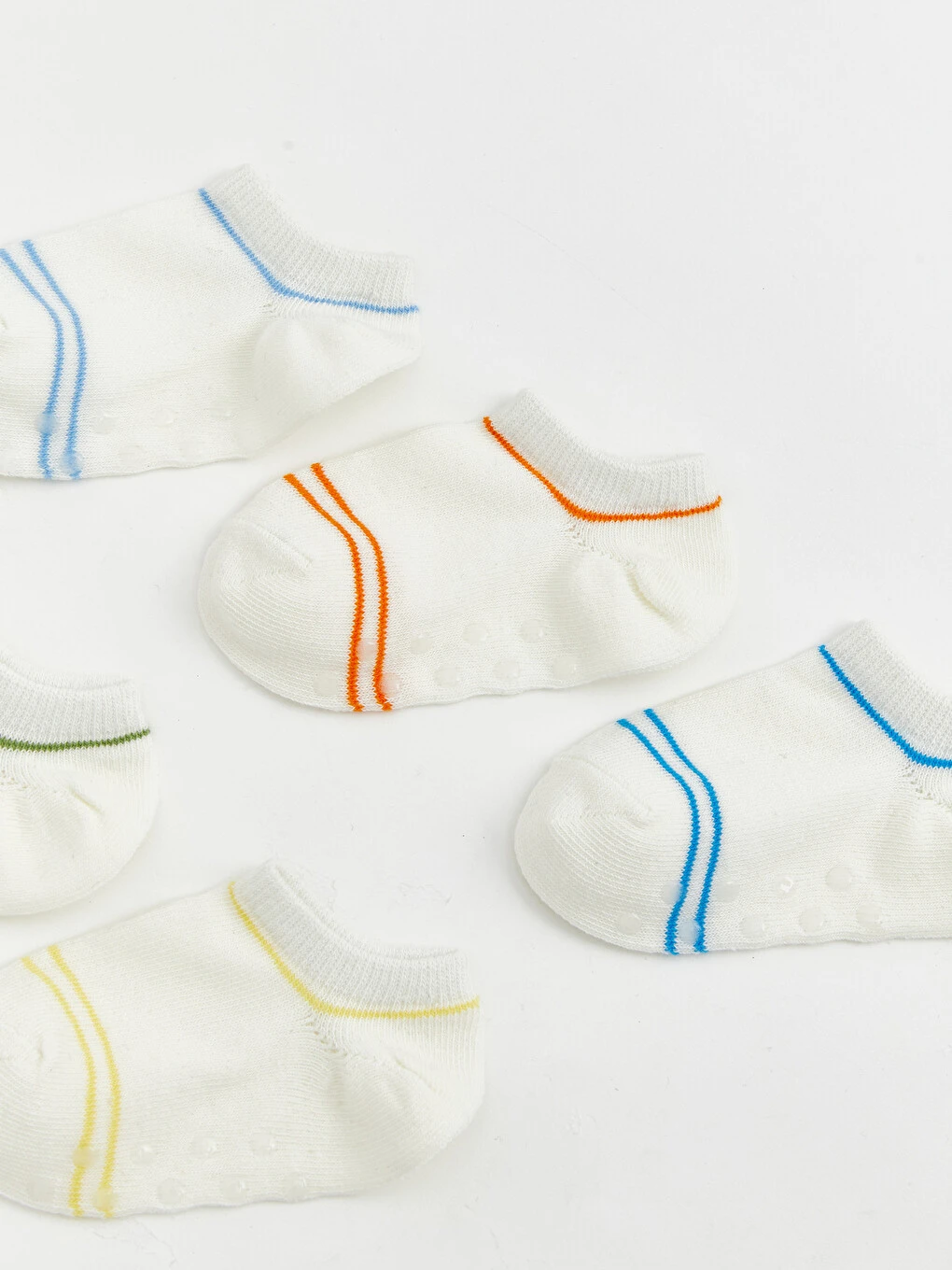 LCW Kids Prugaste Sportske Čarape Za Bebe Dečake, Pakovanje Od 5 Komada