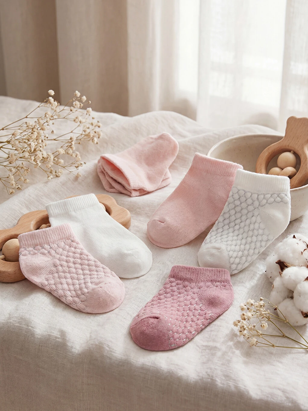 LCW baby Čarapice Za Devojčice, Set Od 5 Komada