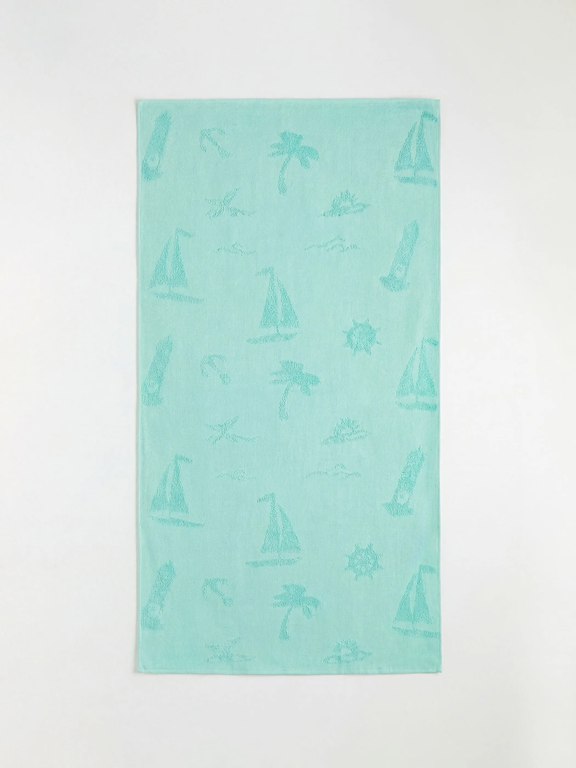 LC WAIKIKI Dečiji Peškir Za Plažu Sa Uzorkom, Dimenzije 70x140 Cm.