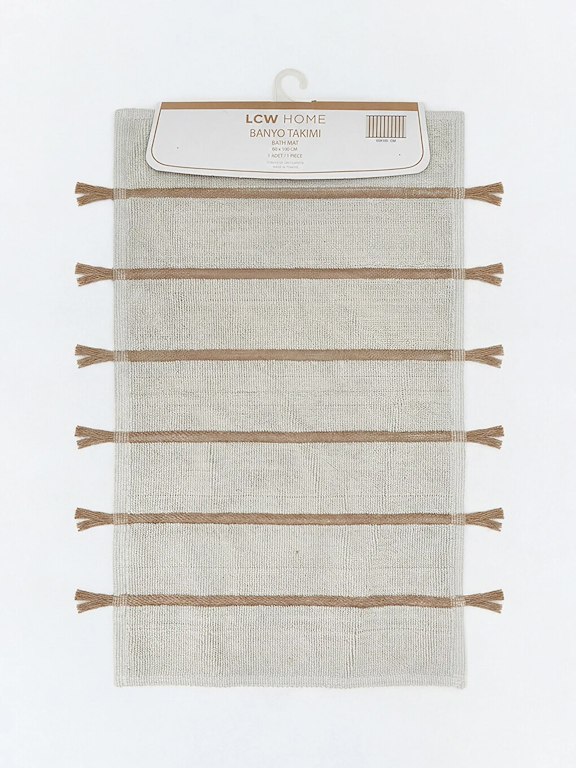 LCW HOME Prugasta Prostirka Za Kupatilo Sa Resama 60x100 Cm