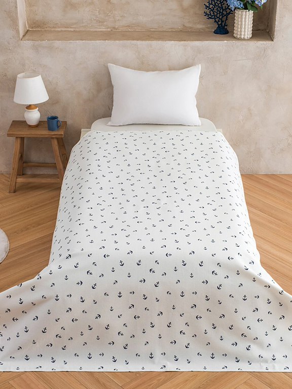 LCW HOME Jednosedni Pikovani Prekrivač Sa Šarom Sidra 160x220 Cm