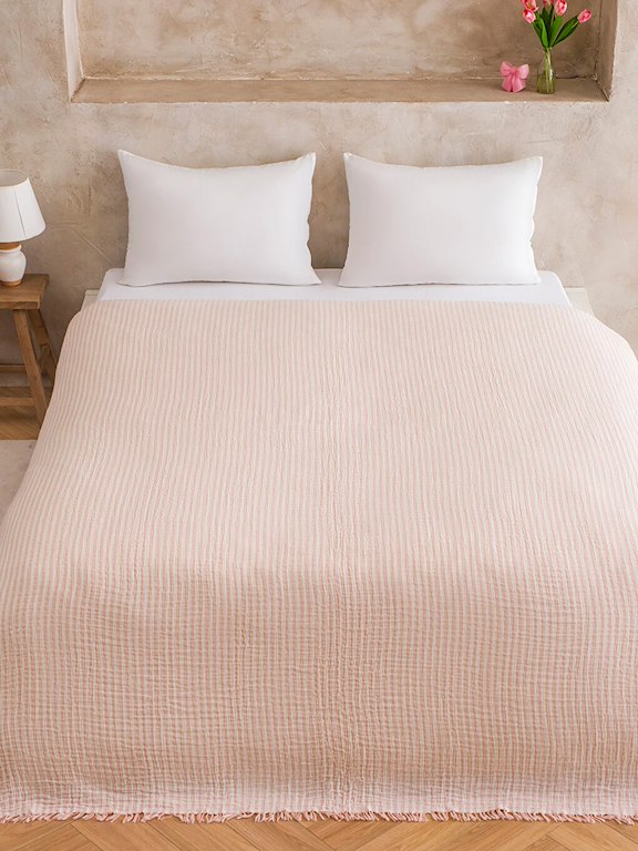 LCW HOME Dupli Pamučni Muslin Prekrivač Za Krevet