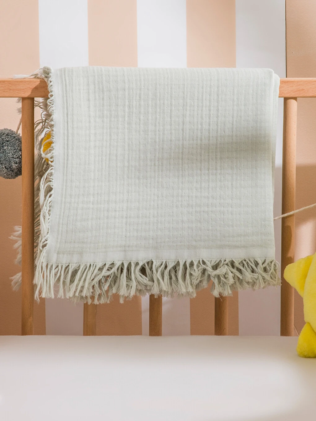 LCW baby Muslinska Pelena Sa Resama Za Dečake, 100x100 Cm