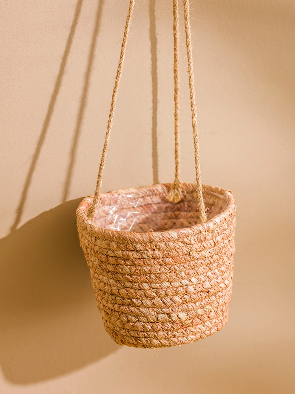 LCW HOME Dekorativna Saksija Za Cveće Od Ratana Sa Užetom 48 Cm