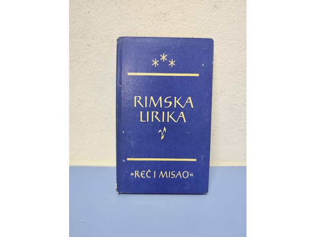 Rimska lirika