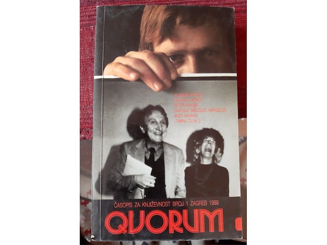 Quorum, književni časopis br. 1/1989