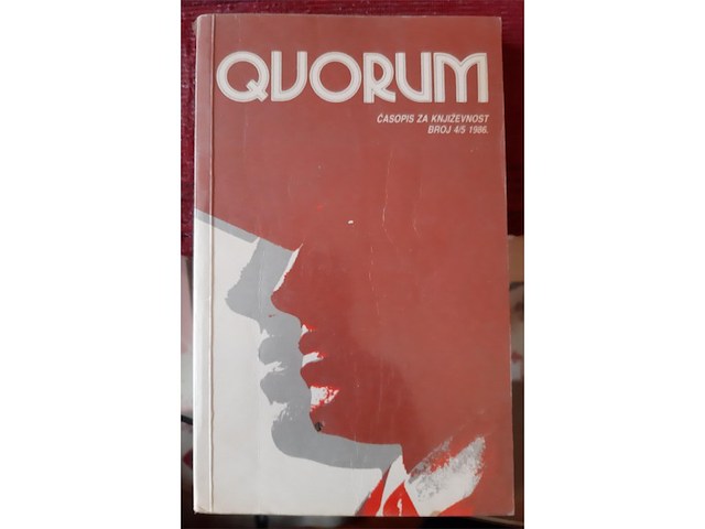 QUORUM, književni časopis, br.4-5/1986