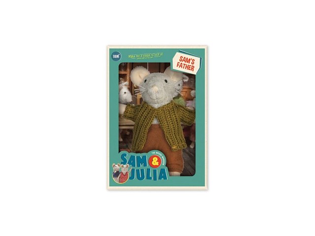 Plišana figura - Kuća mišića: Sem i Julija, Semov tata, 12 cm