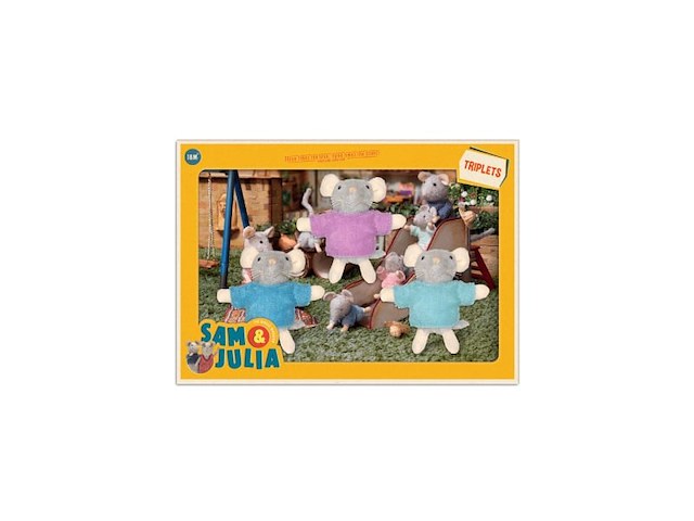 Plišana figura - Kuća mišića: Sem i Julija, Semova braća i sestra, 8 cm