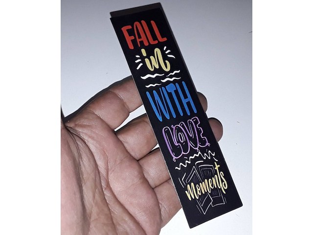 Obeleživač stranica, Bookmarker. 15 x 4 cm.
