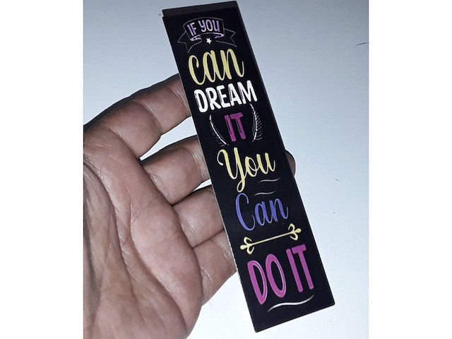 Obeleživač stranica, Bookmarker. 15 x 4 cm.