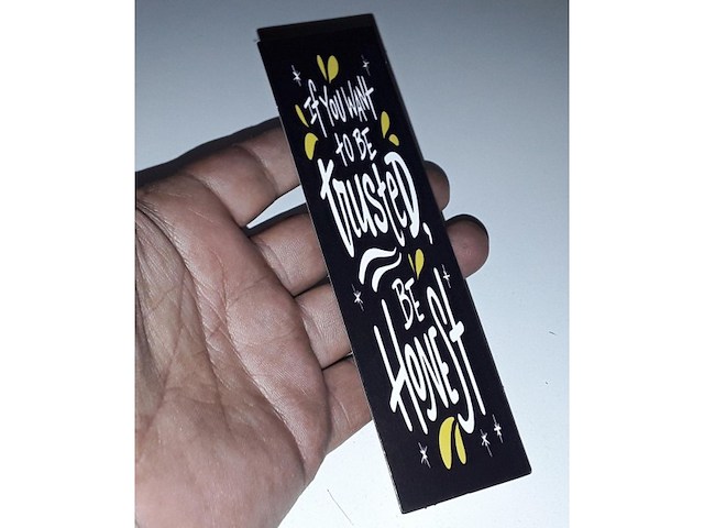 Obeleživač stranica, Bookmarker. 15 x 4 cm.