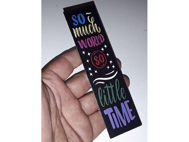 Obeleživač stranica, Bookmarker. 15 x 4 cm.